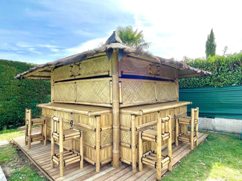 Paillote Bar Refermable - Pure Nature Paillotes en Bambou